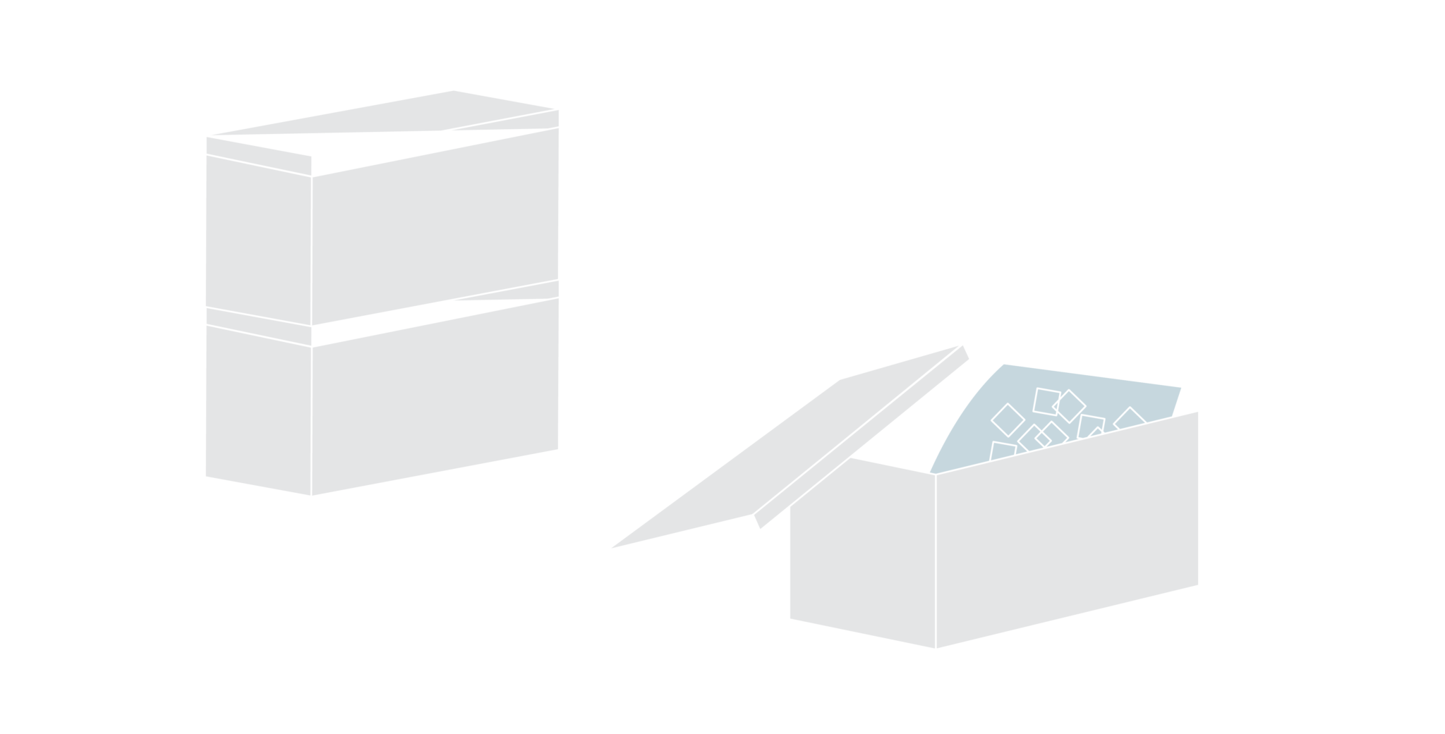 Insulated boxes or tempex boxes to keep your ice cool - Icelander